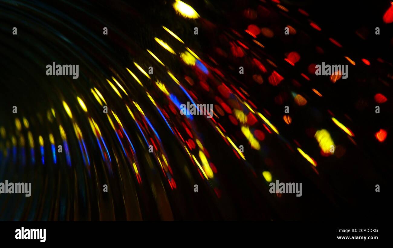 Beautiful illustration of colorful refracted lights Stock Photo - Alamy