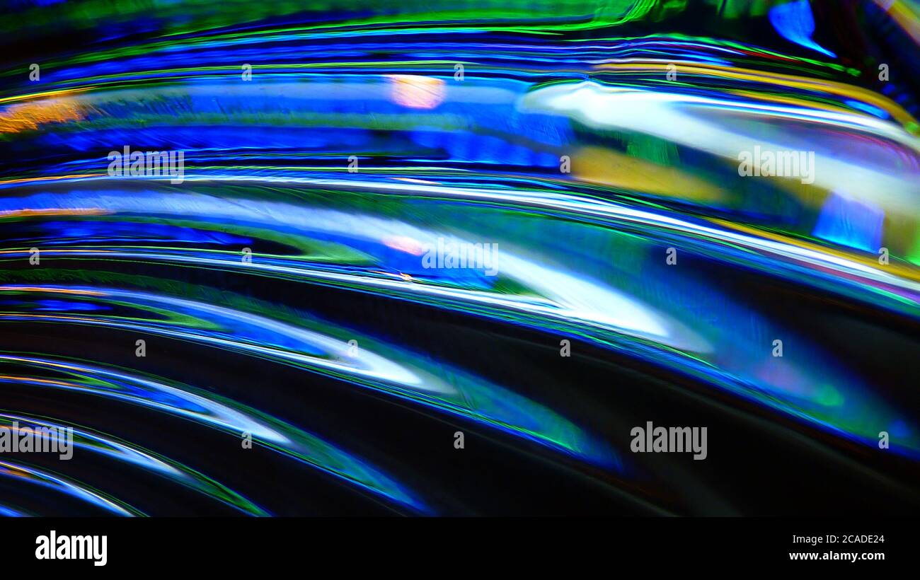 Beautiful illustration of colorful refracted lights Stock Photo - Alamy