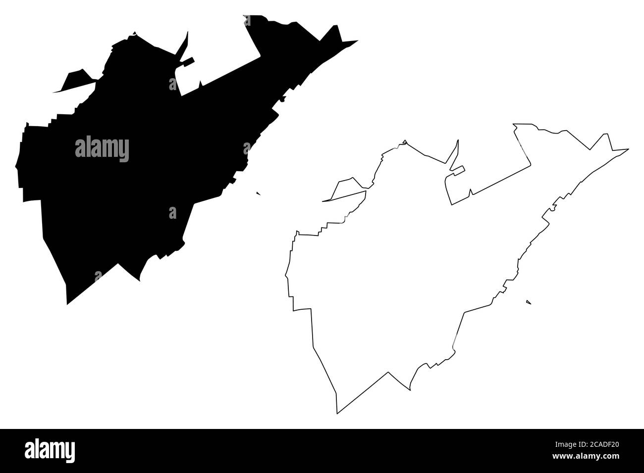 Boa Vista City (Federative Republic of Brazil, Roraima State) map ...
