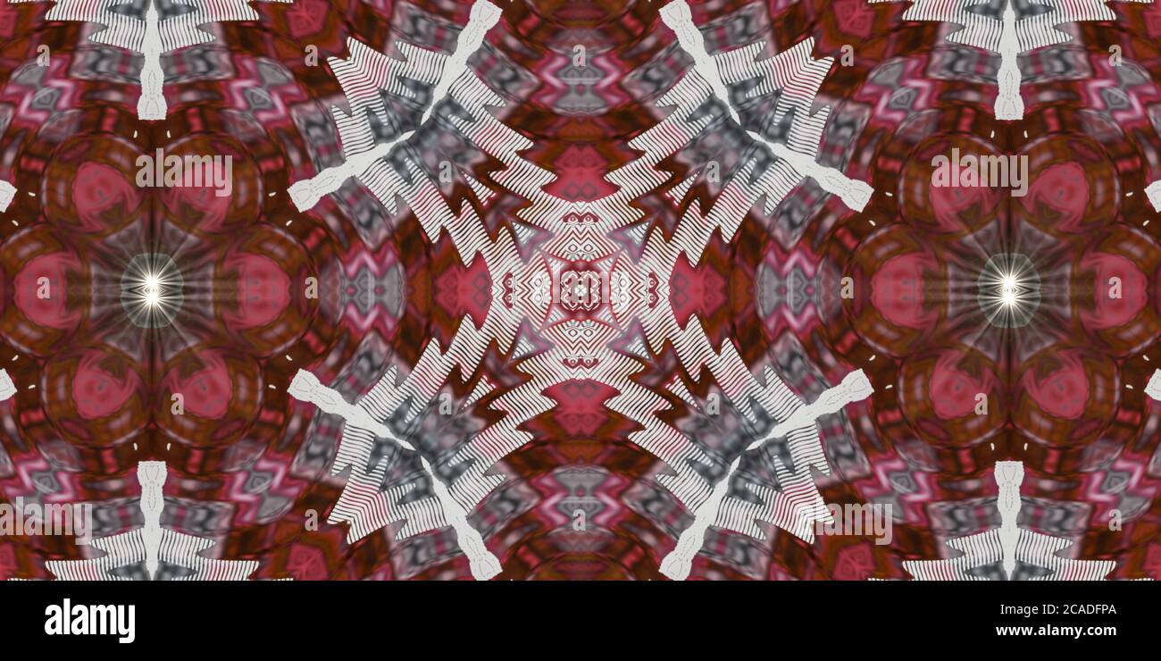 Maroon and white Colorful seamless triangle patchwork pattern. Abstract ...