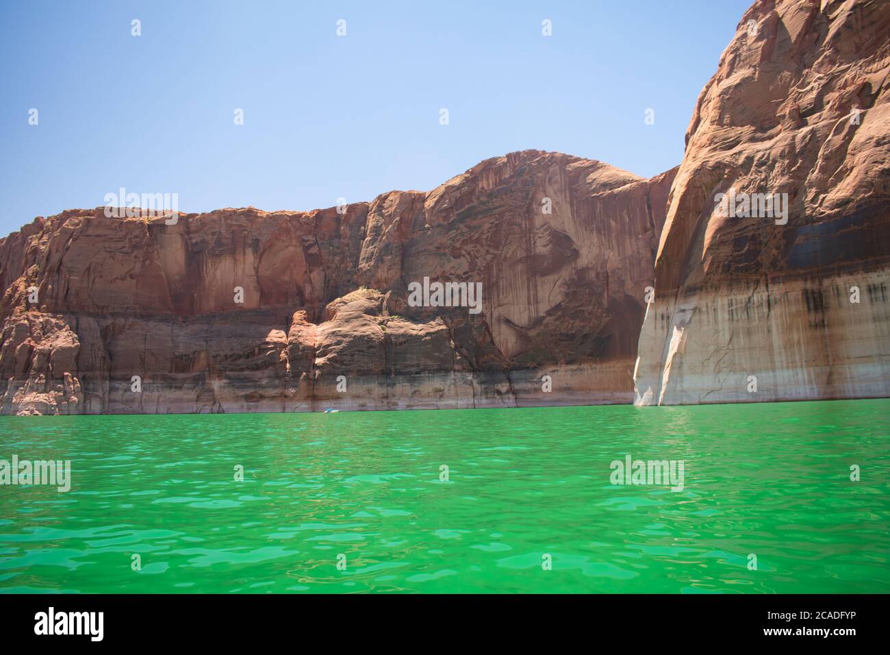 Boating at Lake Powell, Utah, USA Stock Photo - Alamy