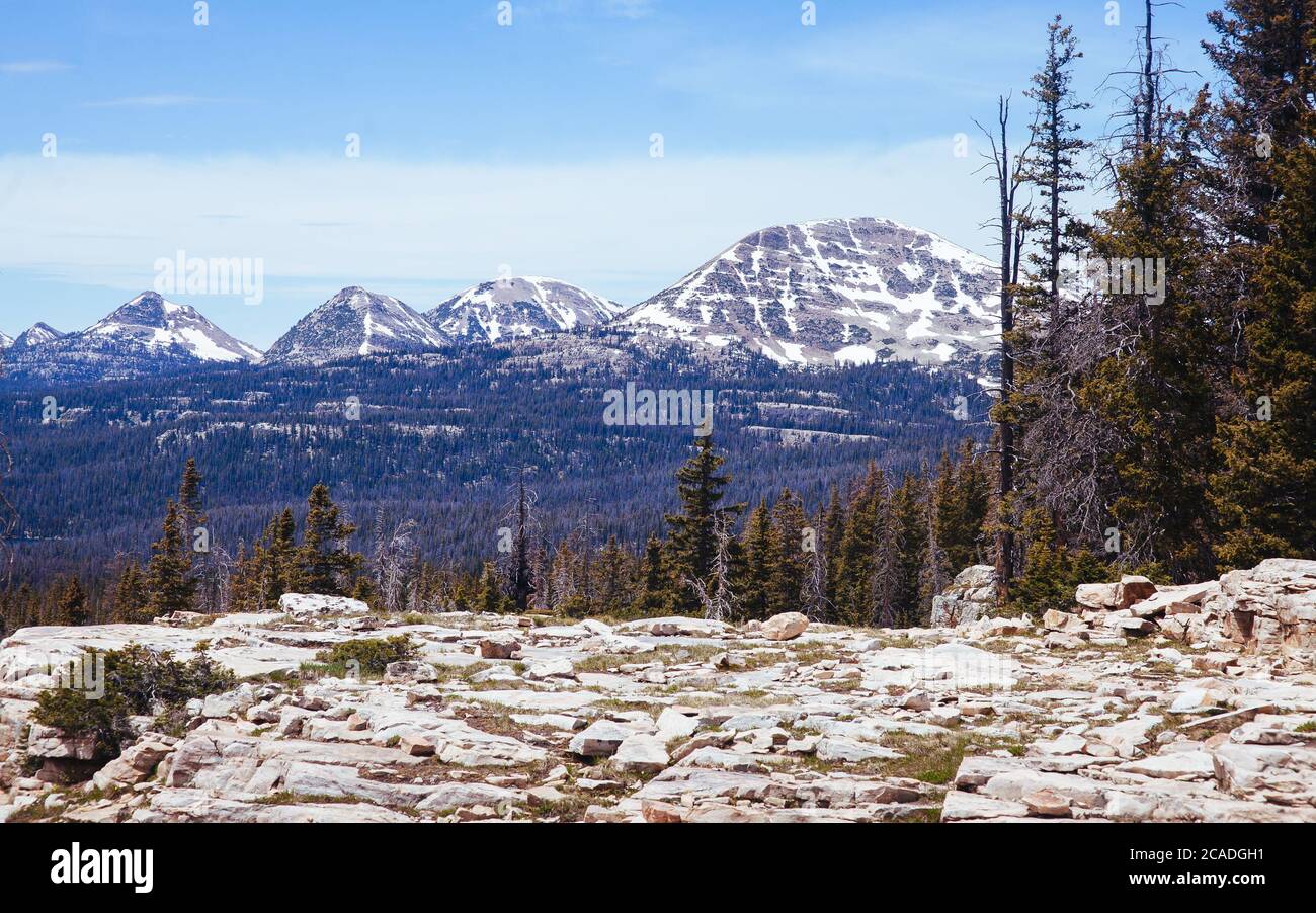 Bald Mountain (Uinta Range) in Utah Stock Photo - Alamy
