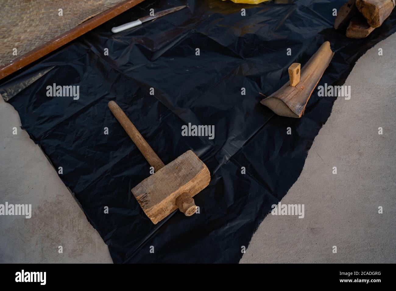 Traditional and heritage vintage Arabic items used in sailing and ...