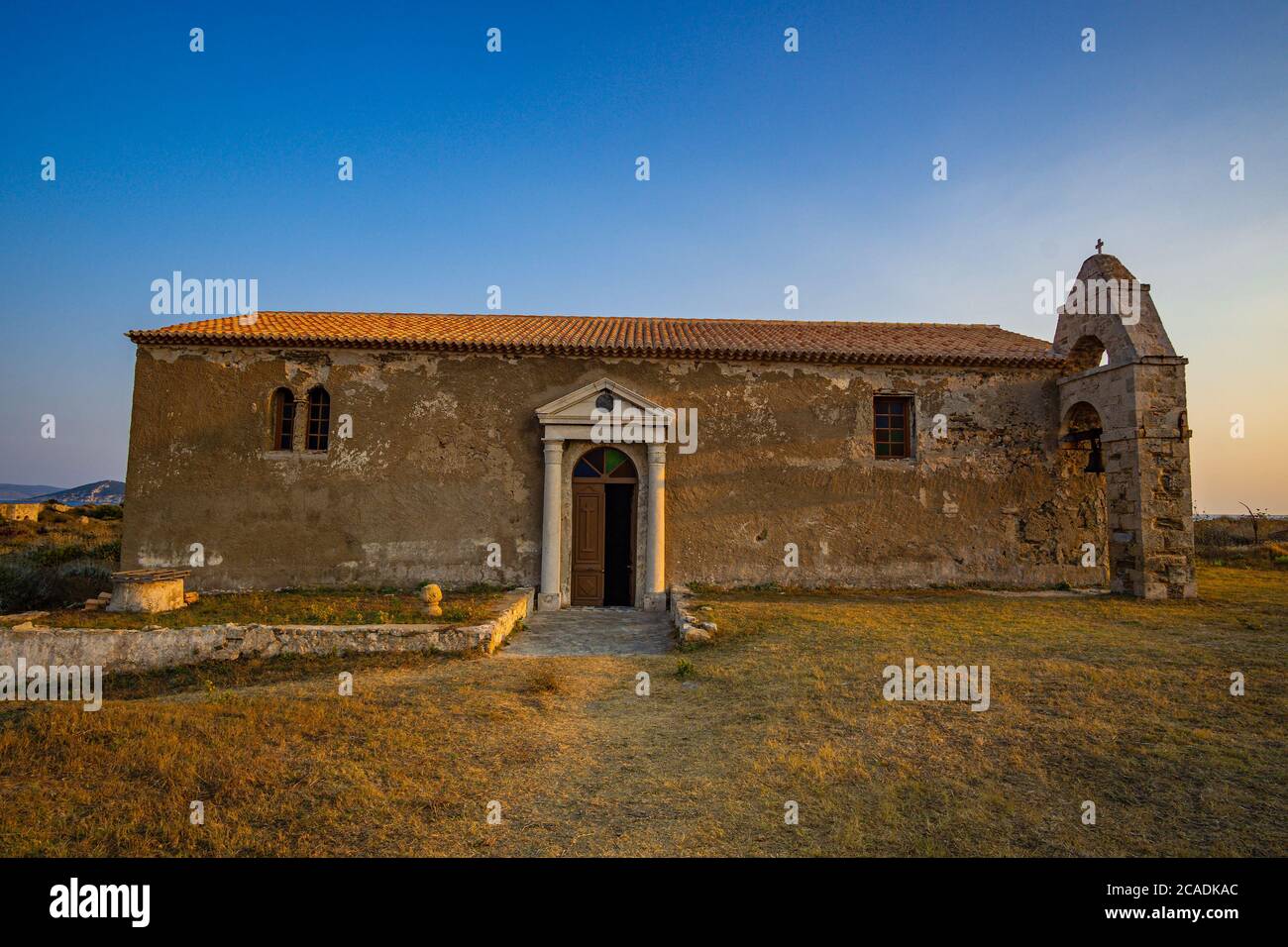 Inside the Archaeological site of Methoni Castle. Built by the ...