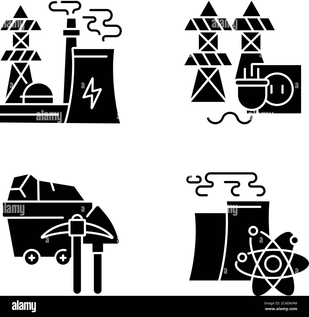 Generation of electrici Stock Vector Images - Alamy