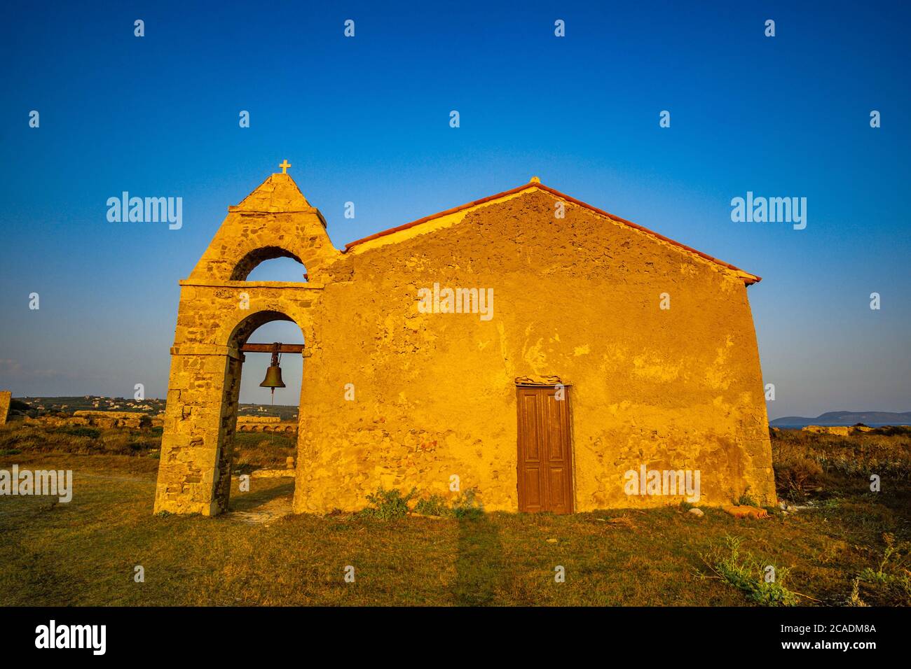 Inside the Archaeological site of Methoni Castle. Built by the ...