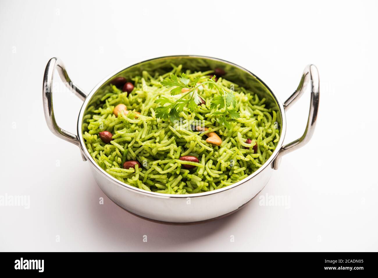 Coriander, Cilantro rice also called Dhaniya Chawal or pulao or ...
