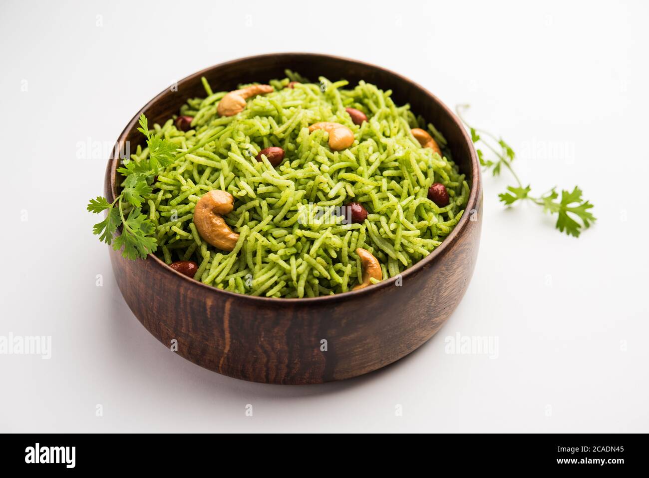 Coriander, Cilantro rice also called Dhaniya Chawal or pulao or ...