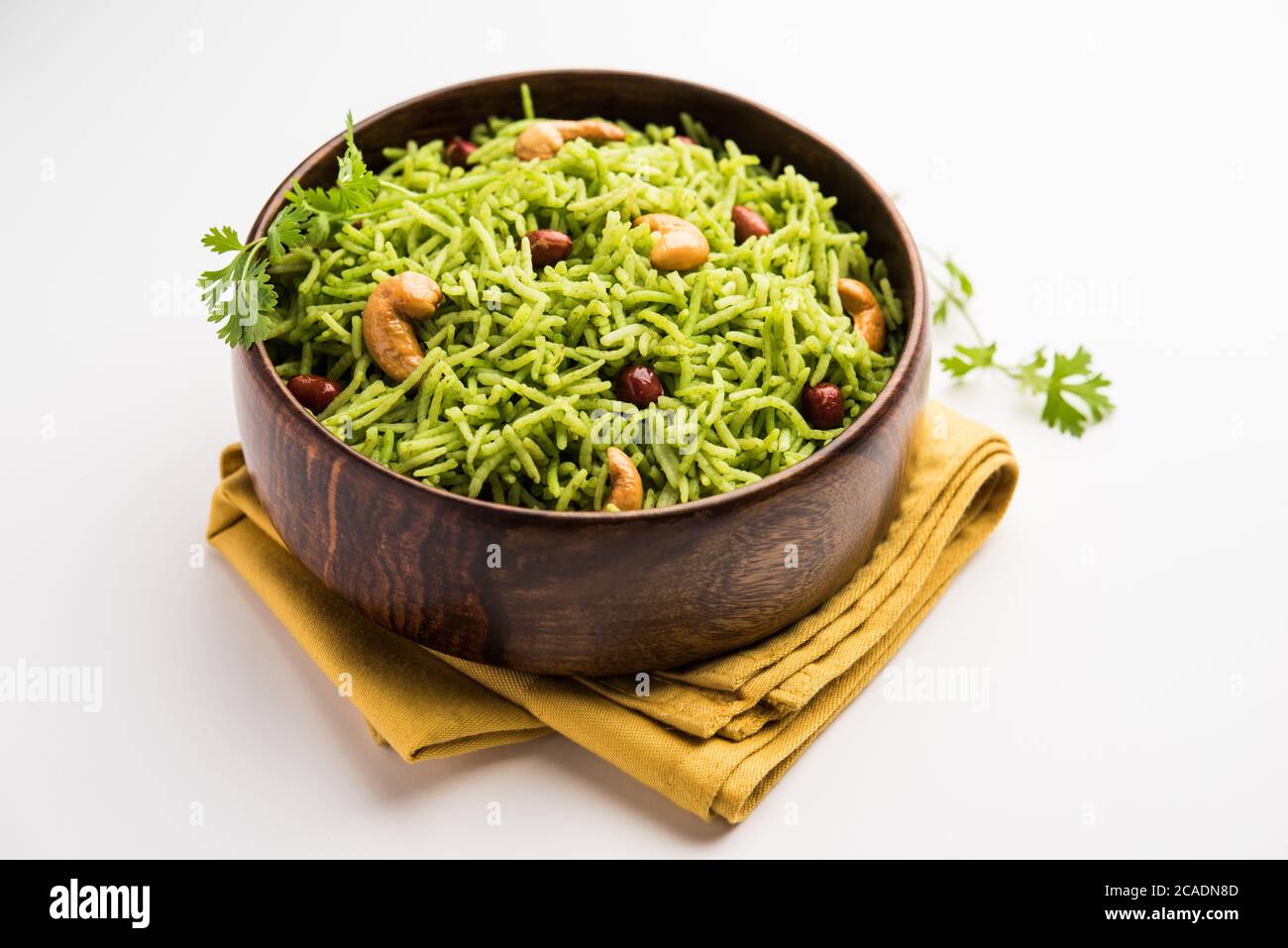 Coriander, Cilantro rice also called Dhaniya Chawal or pulao or ...