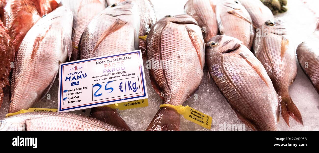 Ciutadella fish market menorca hi-res stock photography and images - Alamy