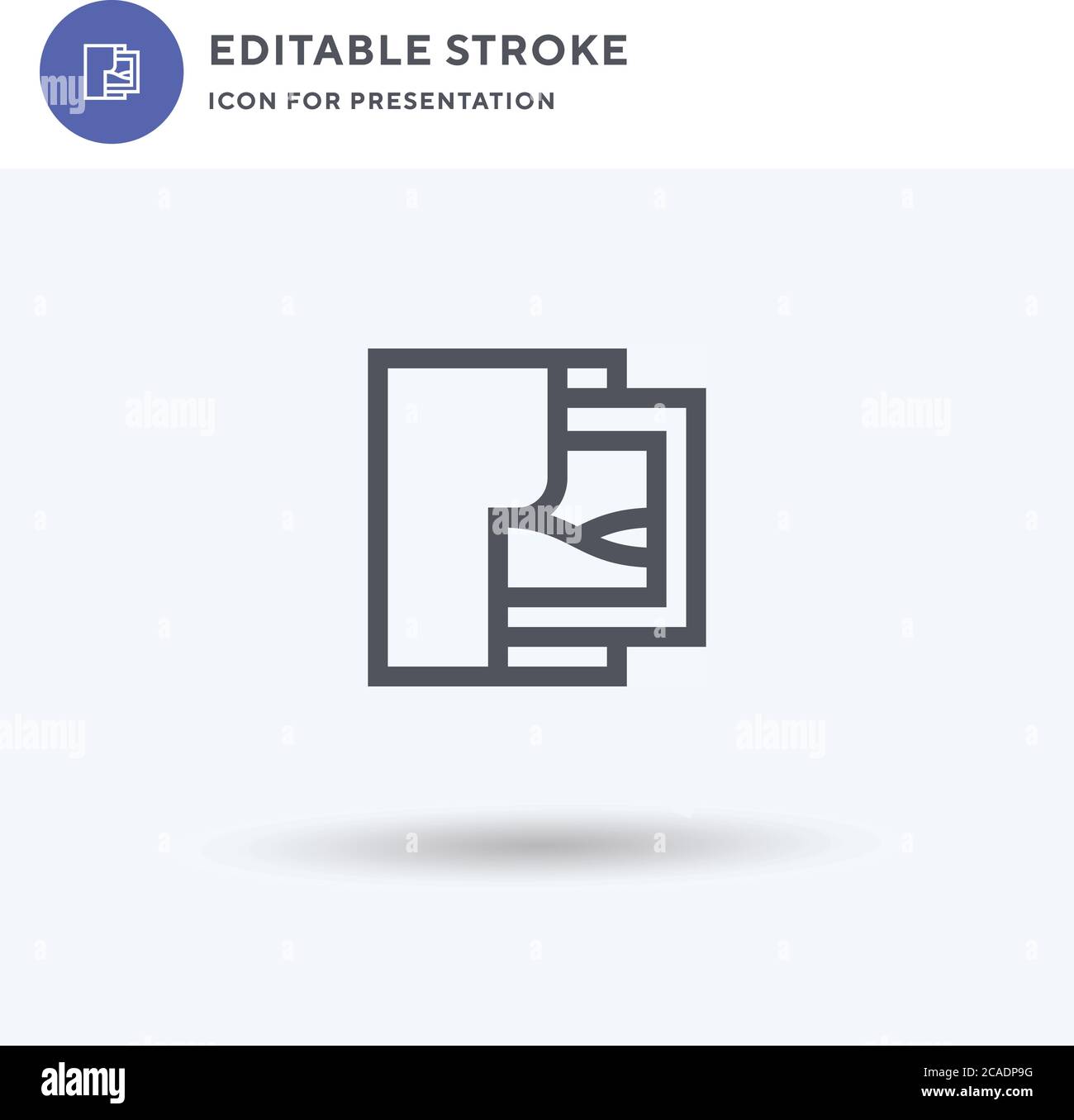 Pictures icon vector, filled flat sign, solid pictogram isolated on ...