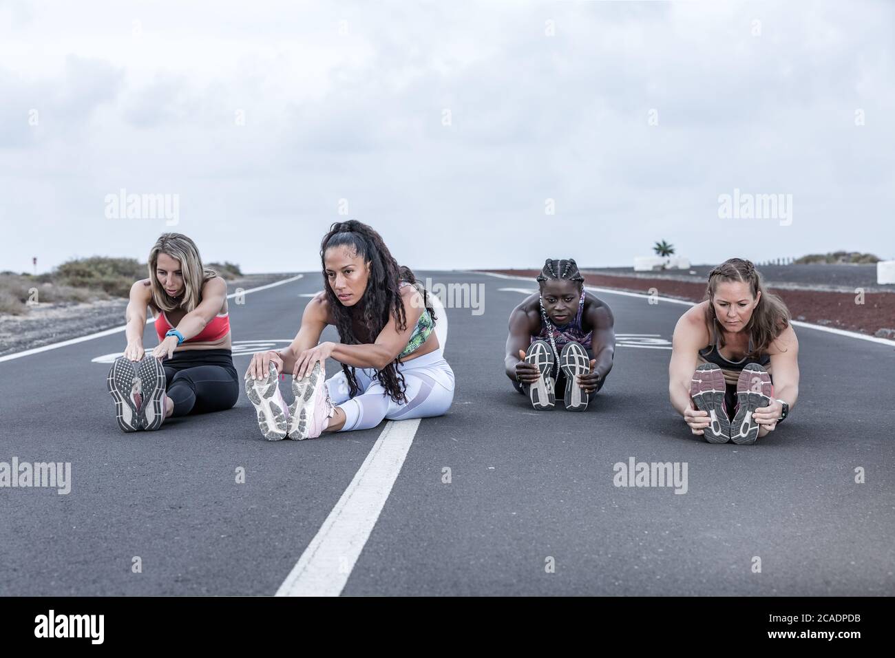 Bending forward hi-res stock photography and images - Alamy