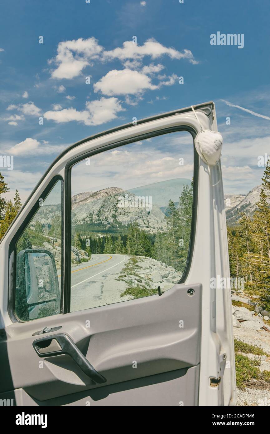 Camper van door open hi-res stock photography and images - Alamy