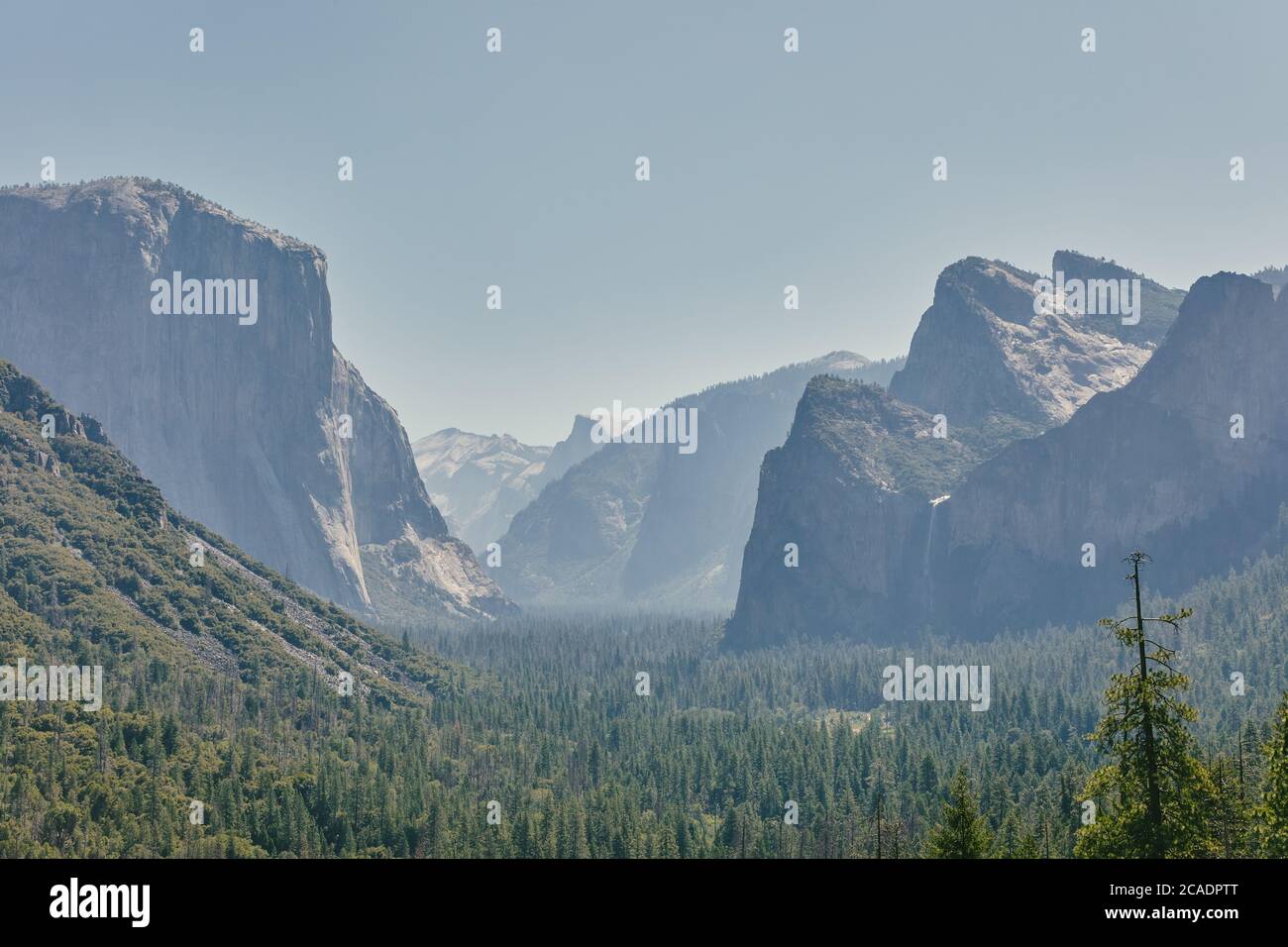 Views of Yosemite National Park Valley in northern California Stock ...