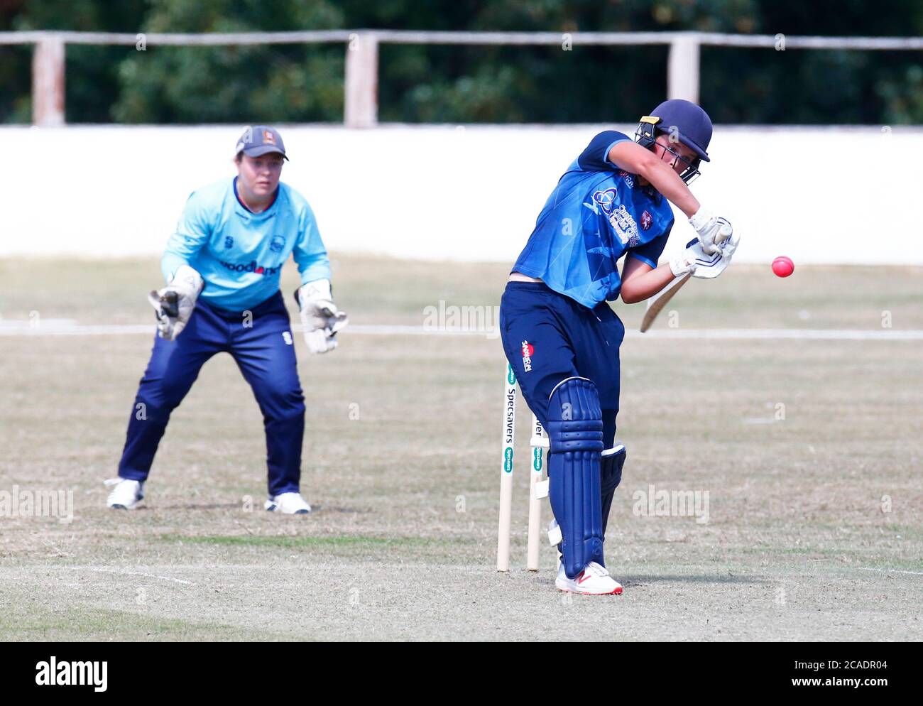 MAIDSTONE, United Kingdom, AUGUST 06: Grace Scrivens of Kent Women ...