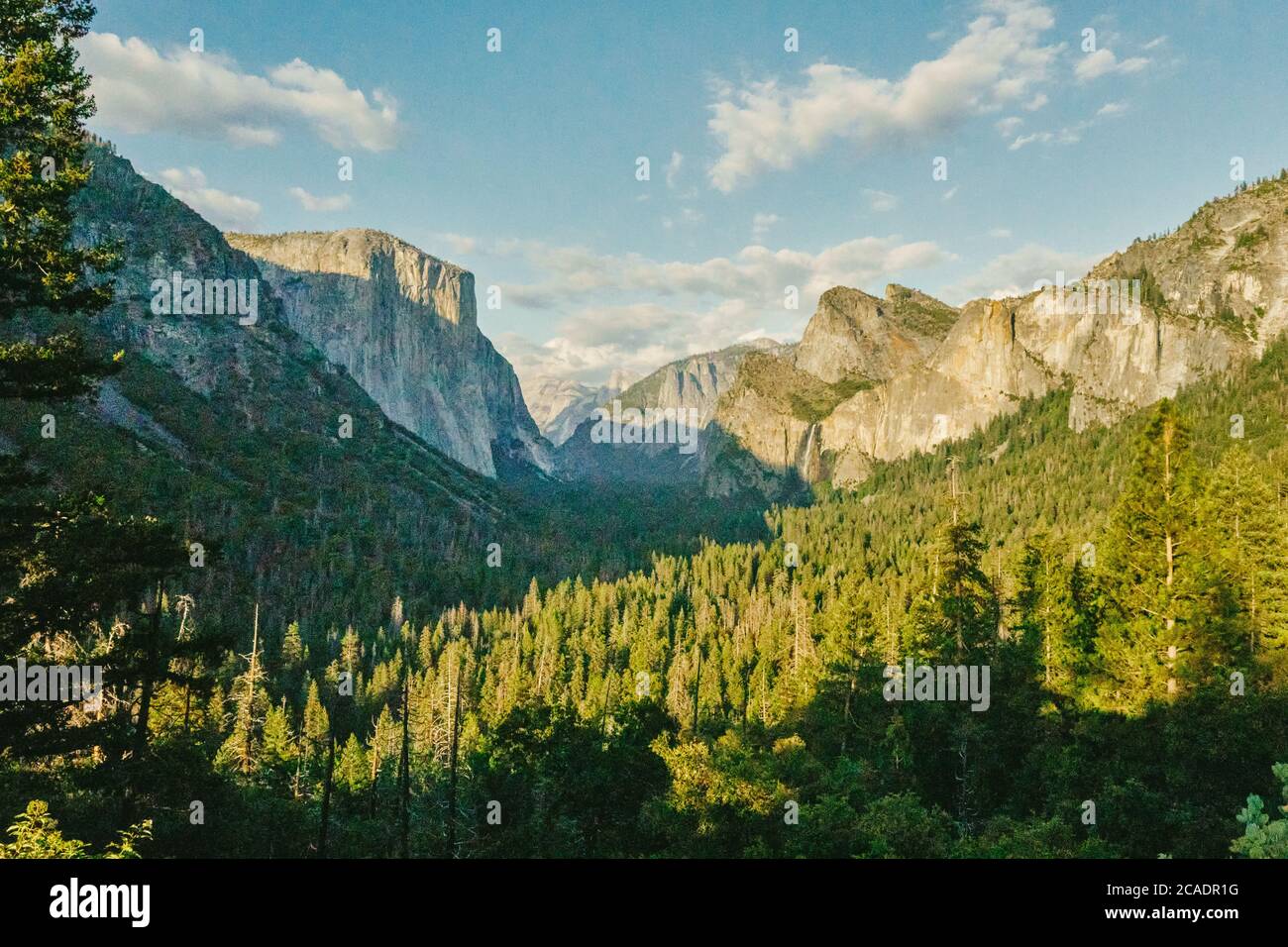 Views of Yosemite National Park Valley in northern California Stock ...