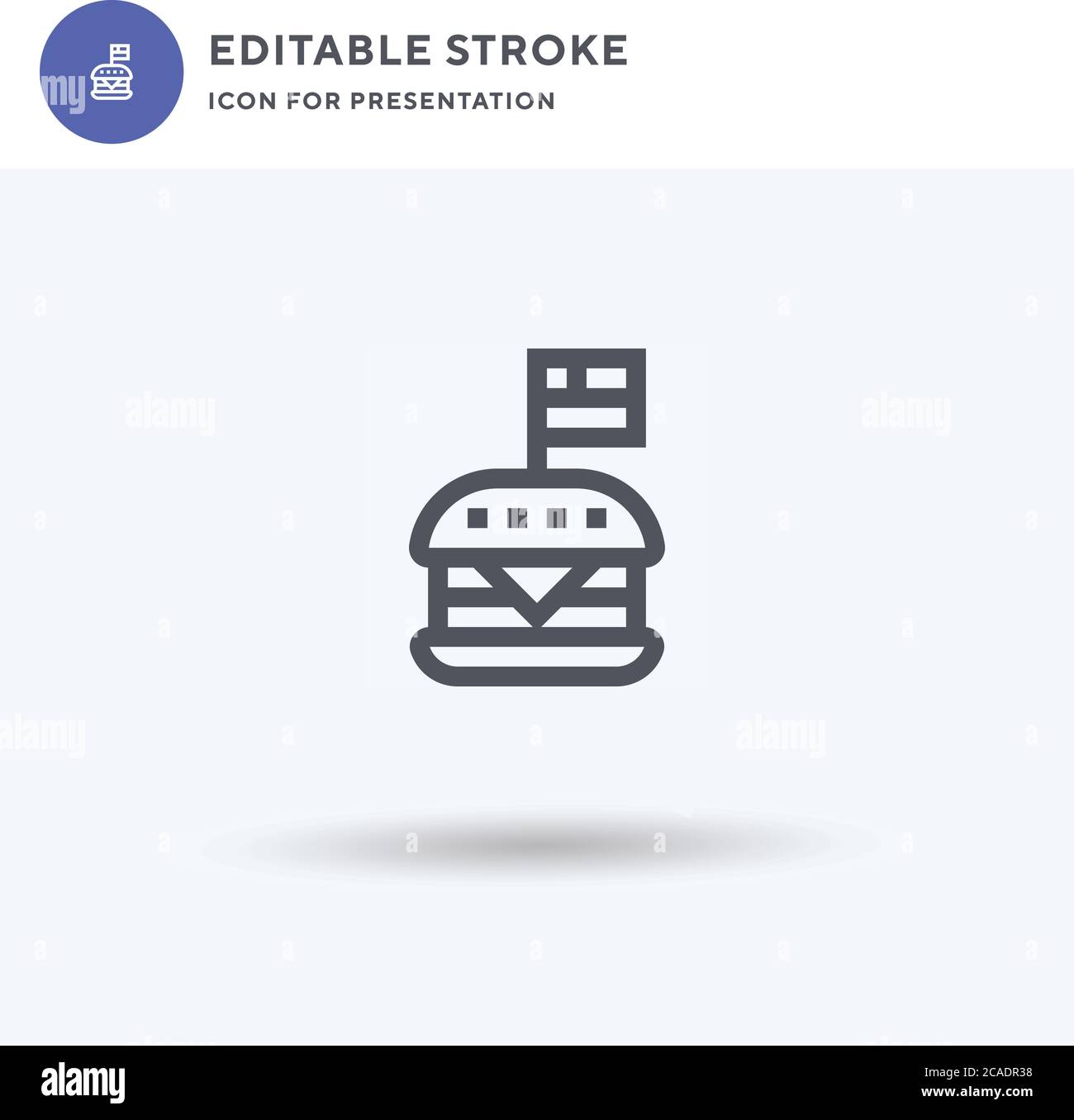 Hamburger icon vector, filled flat sign, solid pictogram isolated on ...