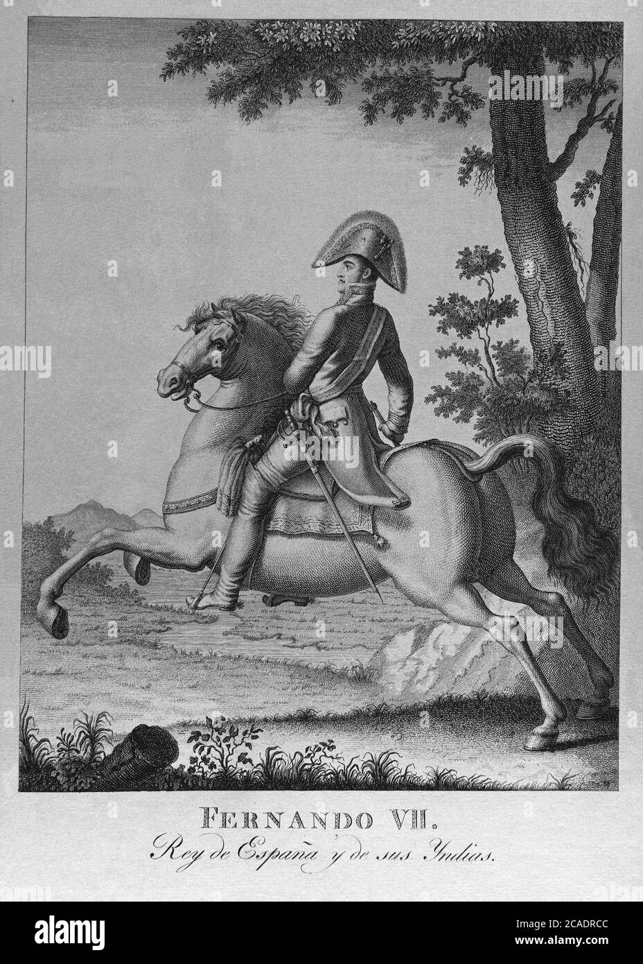 King fernando vii Black and White Stock Photos & Images - Alamy