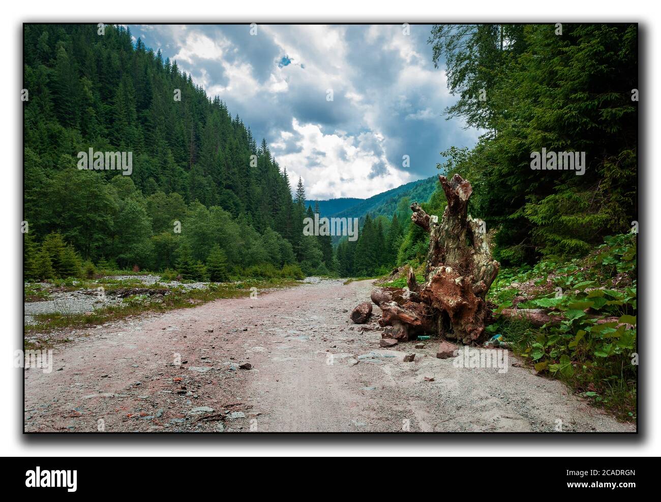 Beautiful scenic mountain view Cut Out Stock Images & Pictures - Alamy
