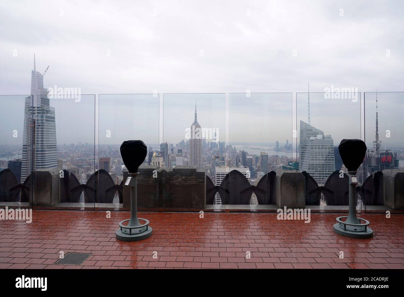 New York, NY, USA. 6th Aug, 2020. Top of the Rock Observation Deck in ...