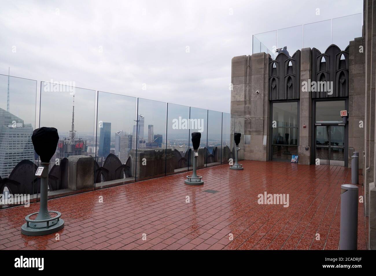 New York, NY, USA. 6th Aug, 2020. Top of the Rock Observation Deck in ...