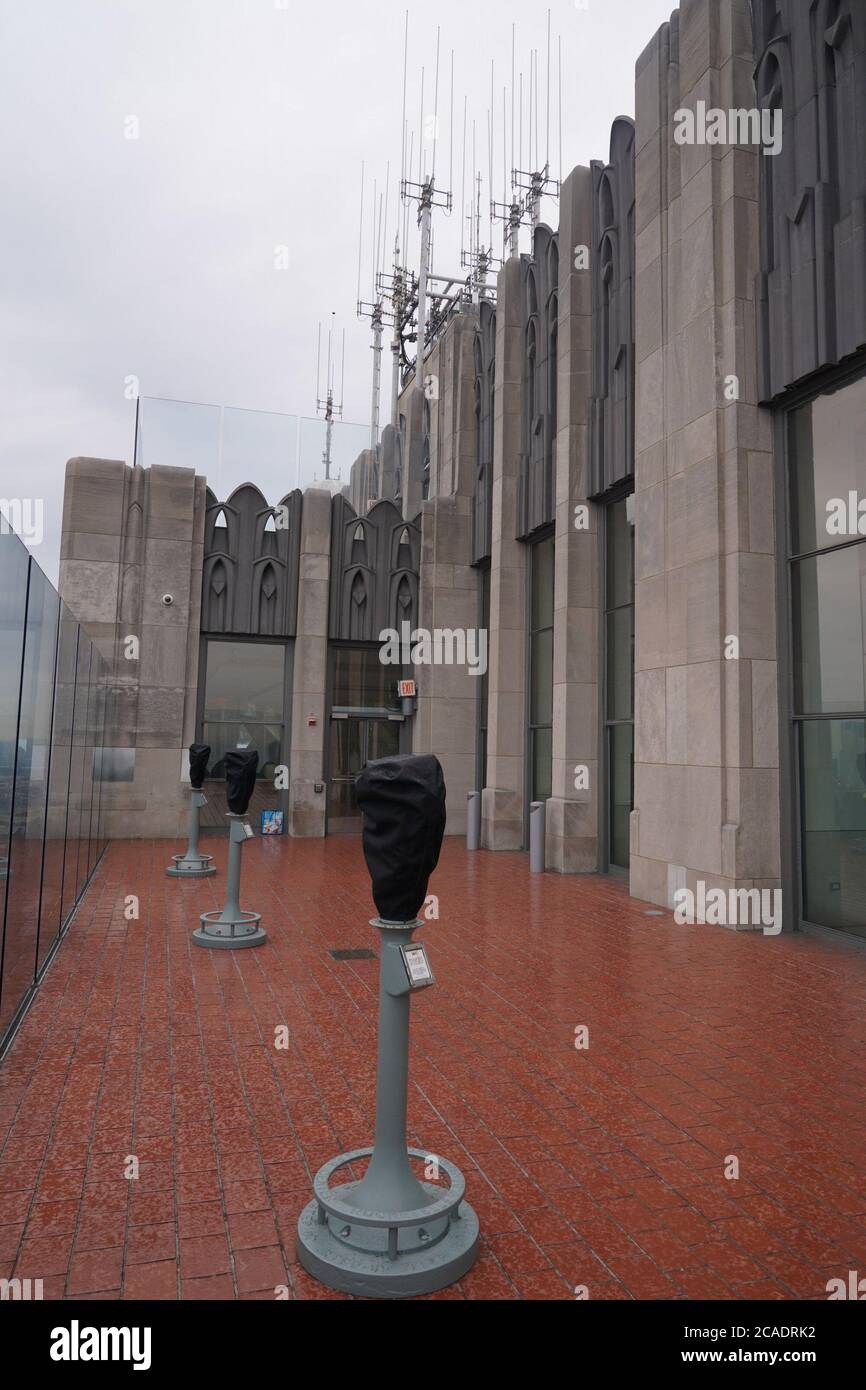 New York, NY, USA. 6th Aug, 2020. Top of the Rock Observation Deck in ...