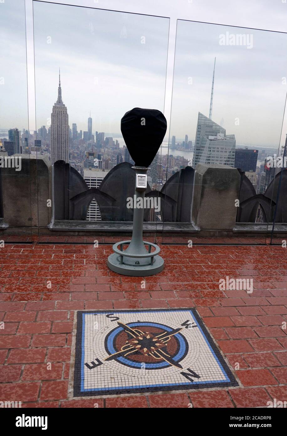 New York, NY, USA. 6th Aug, 2020. Top of the Rock Observation Deck in ...