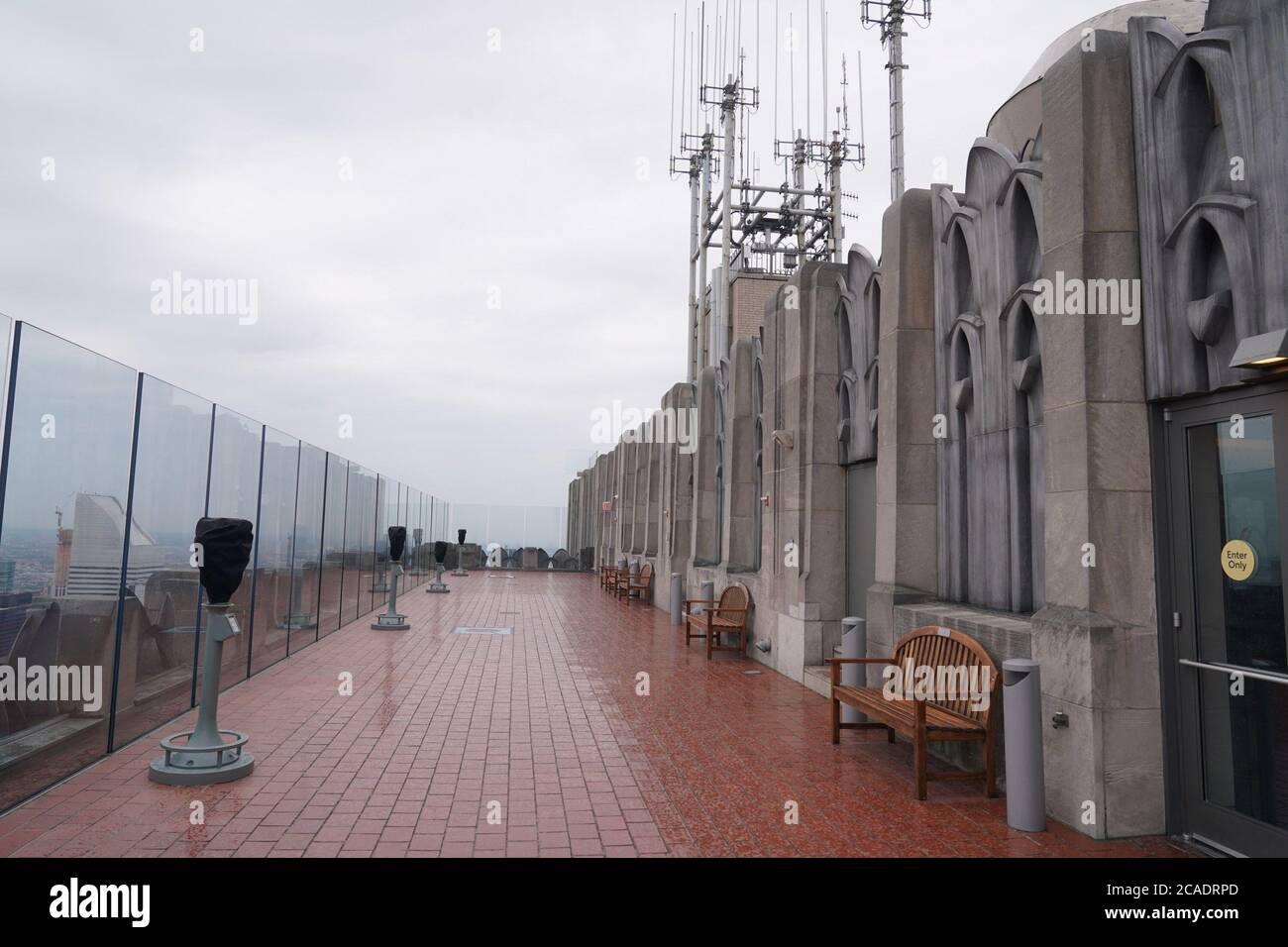 New York, NY, USA. 6th Aug, 2020. Top of the Rock Observation Deck in ...