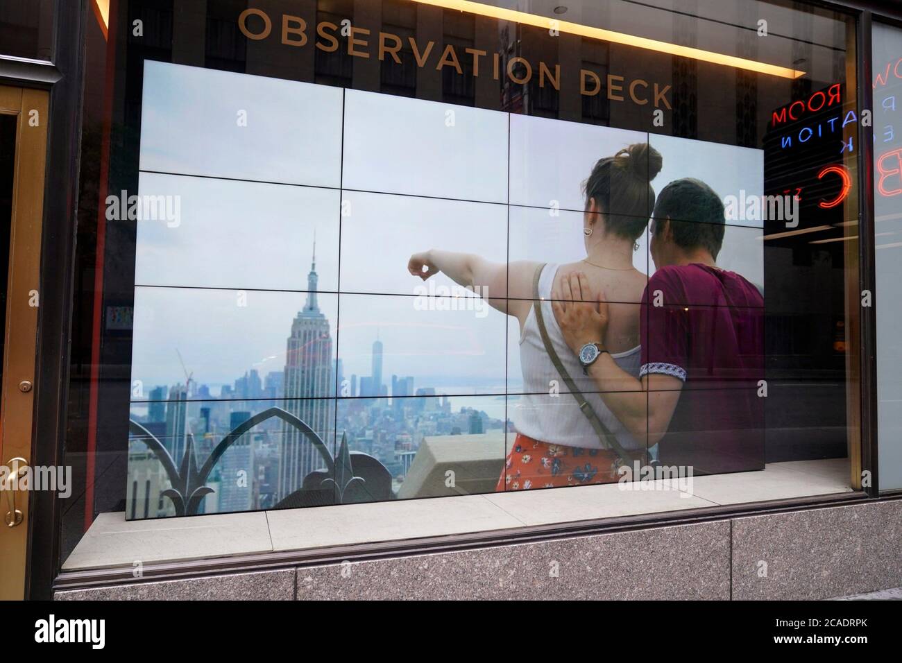 New York, NY, USA. 6th Aug, 2020. Top of the Rock Observation Deck in ...