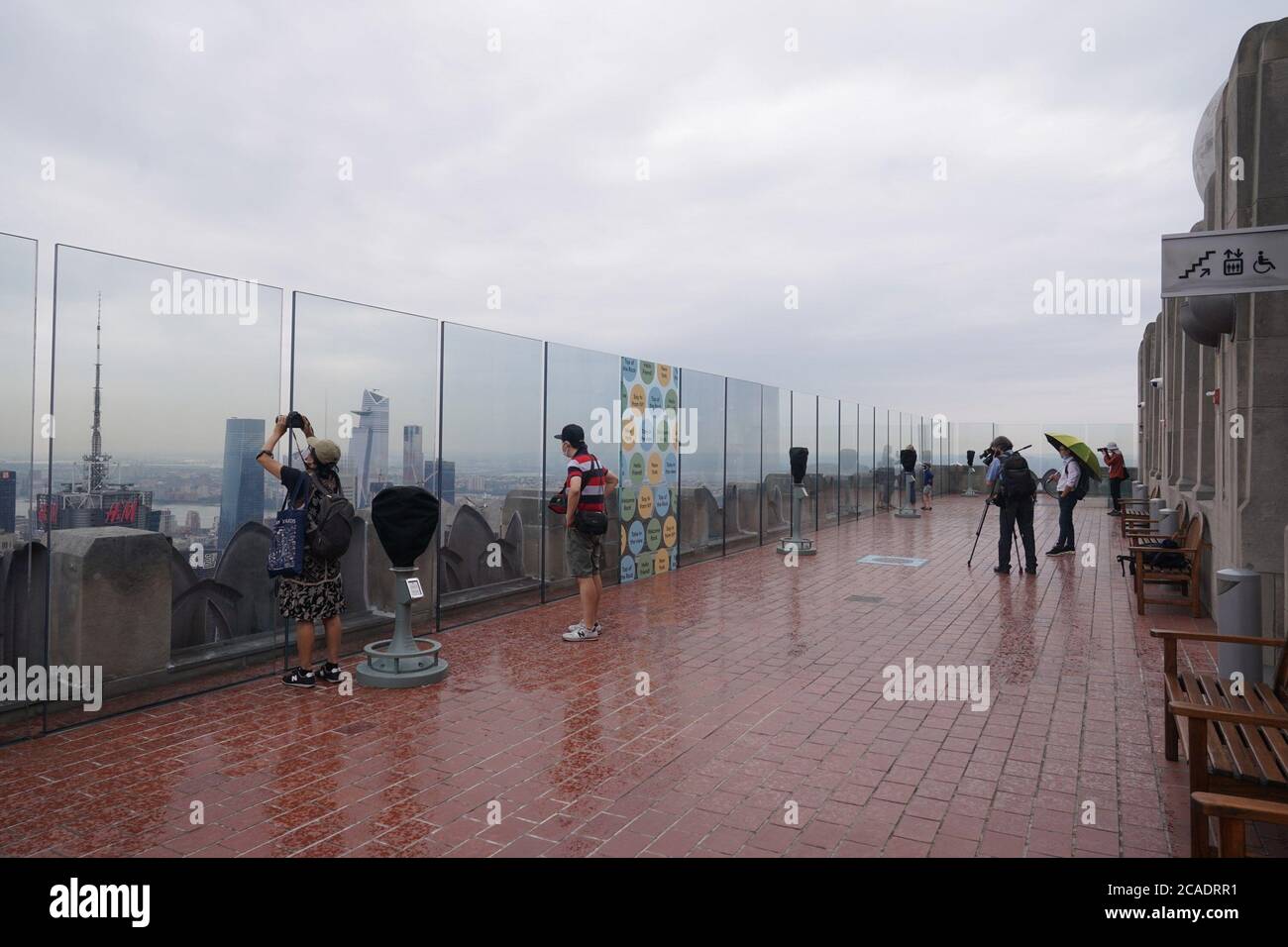 New York, NY, USA. 6th Aug, 2020. Top of the Rock Observation Deck in ...