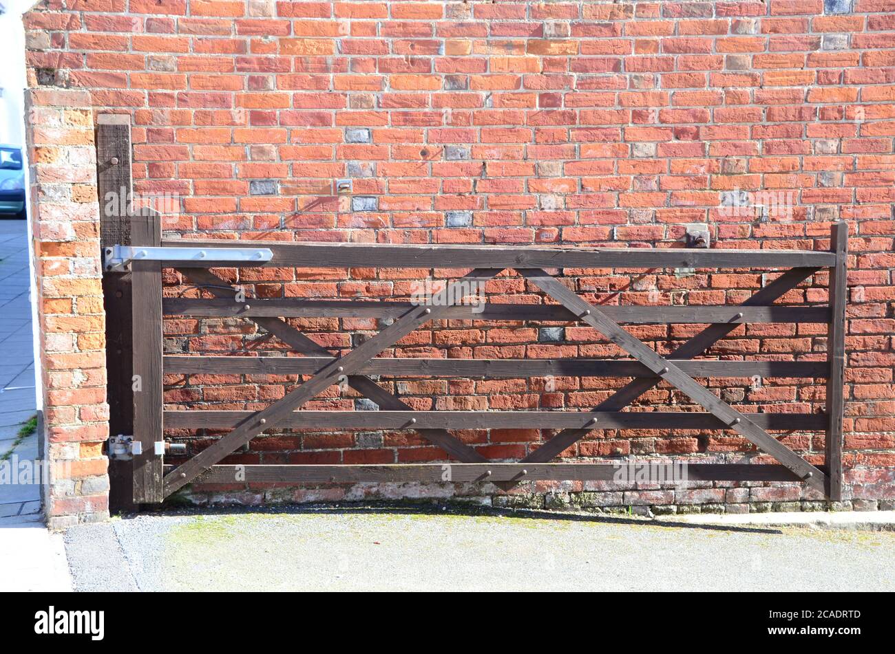 Five bar gate Stock Photo - Alamy