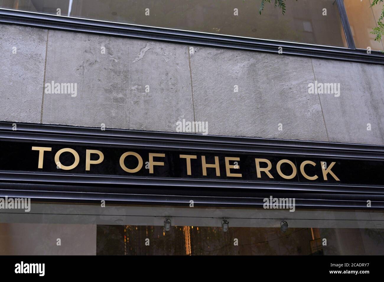 New York, NY, USA. 6th Aug, 2020. Top of the Rock Observation Deck in ...