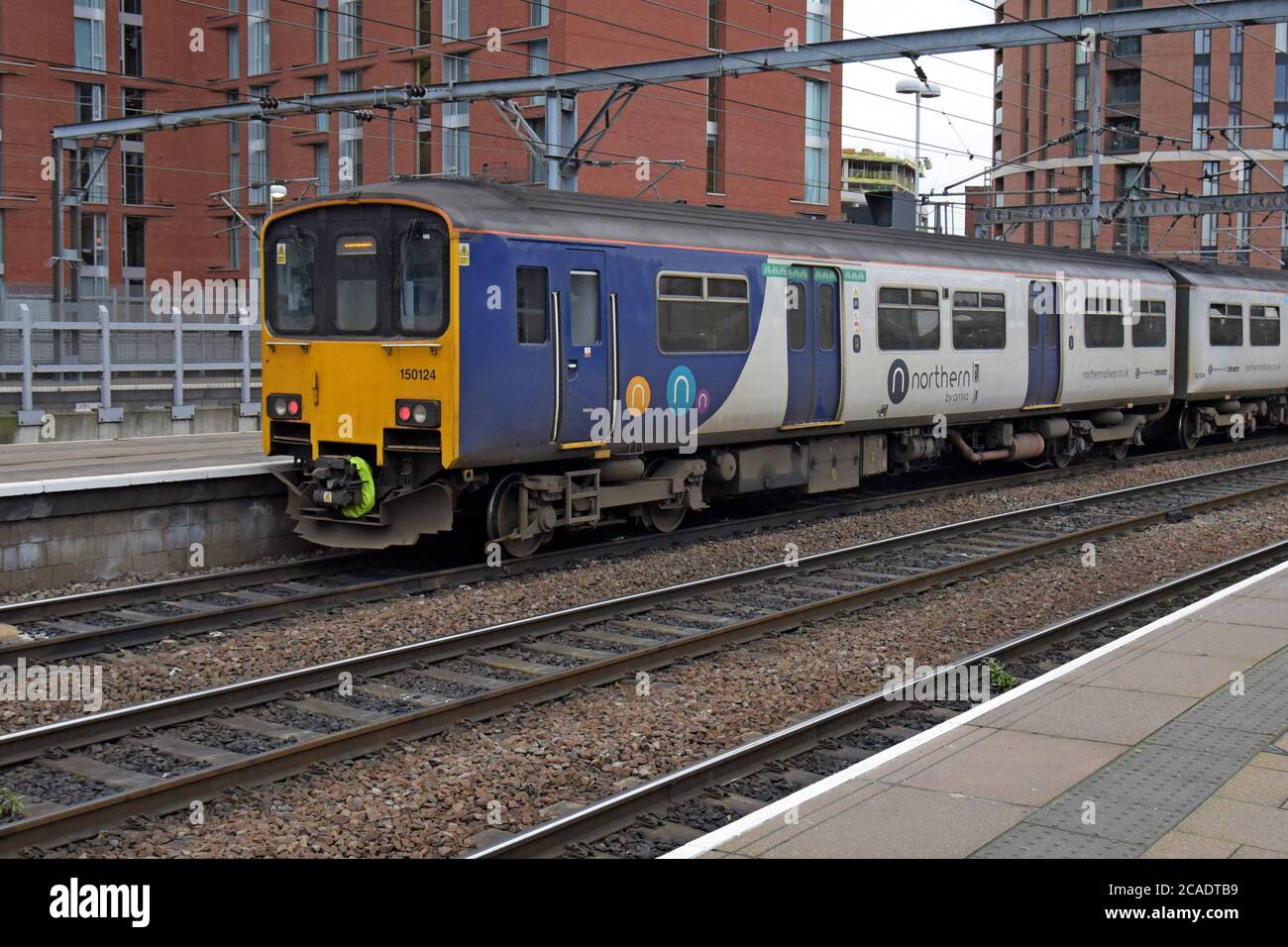 A Northern Trains 150 class Sprinter Diesel Multiple Unit train ...