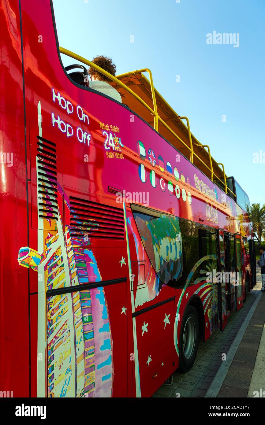 Big red dubai hi-res stock photography and images - Alamy