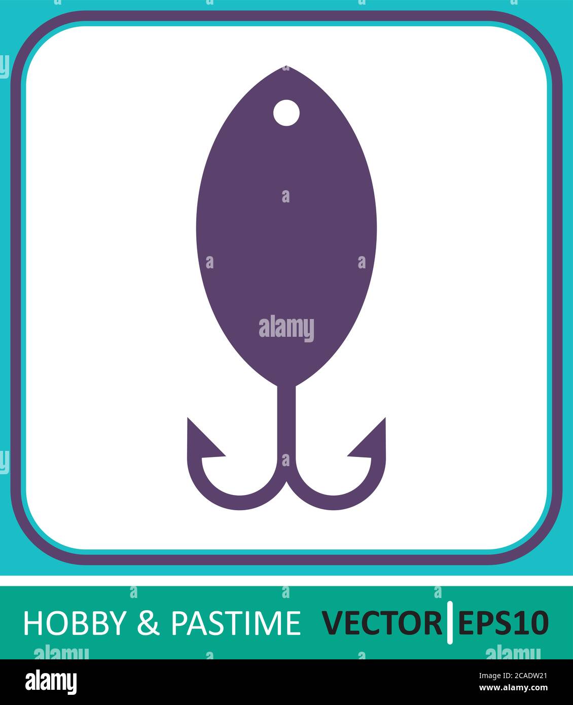 fishing tackle. Vector Icon. Simple vector illustration for graphic and ...