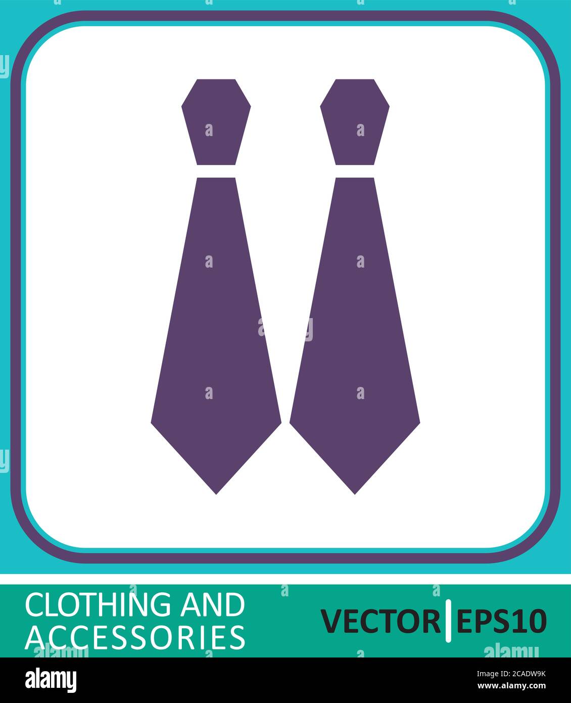 Men's tie. Vector Icon. Simple vector illustration for graphic and web ...