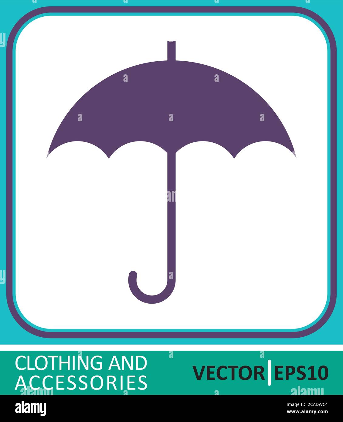 Umbrella sign icon. Rain protection symbol. Vector Icon. Simple vector ...