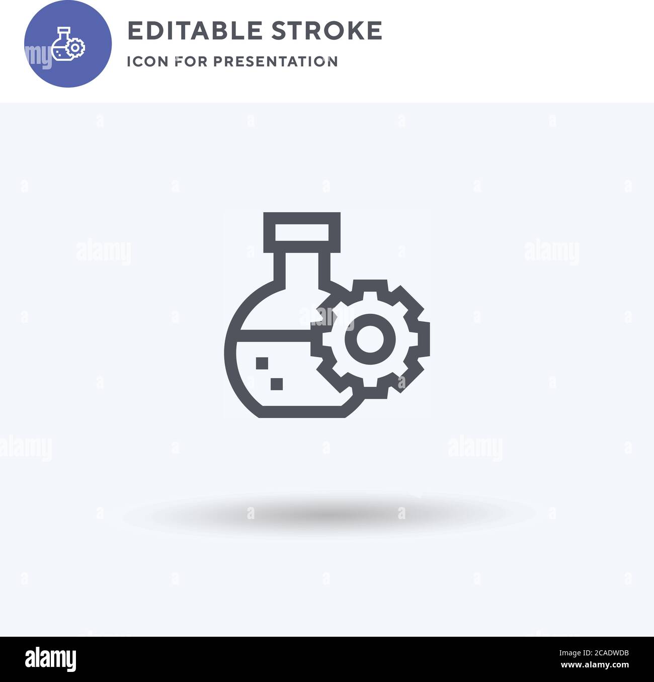 Bioengineering icon vector, filled flat sign, solid pictogram isolated ...