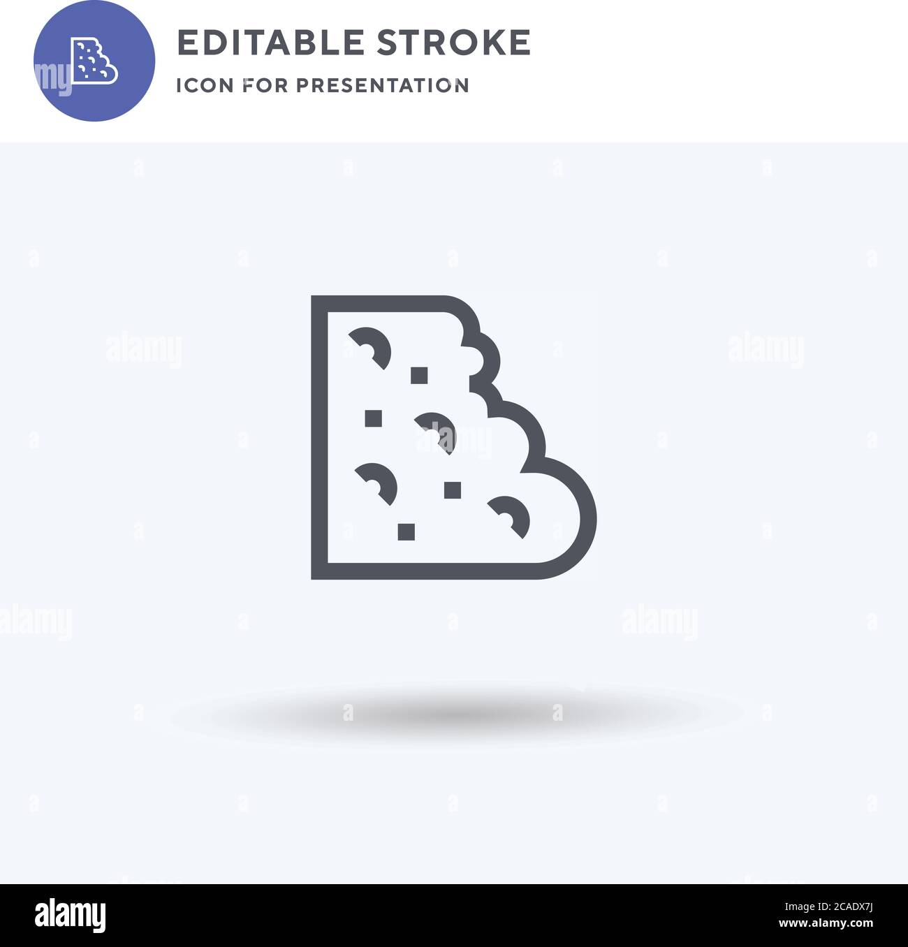 Sandstorm icon vector, filled flat sign, solid pictogram isolated on ...