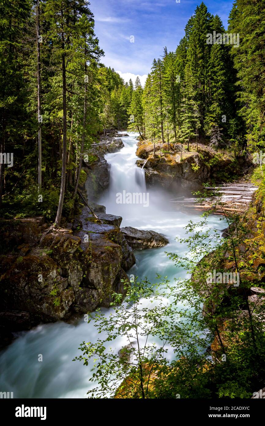 Silver falls mt rainier hi-res stock photography and images - Alamy