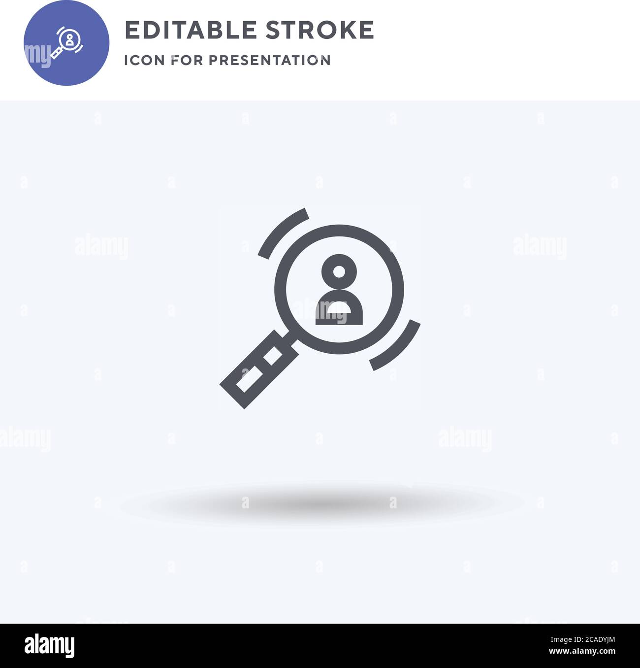 Hiring icon vector, filled flat sign, solid pictogram isolated on white ...