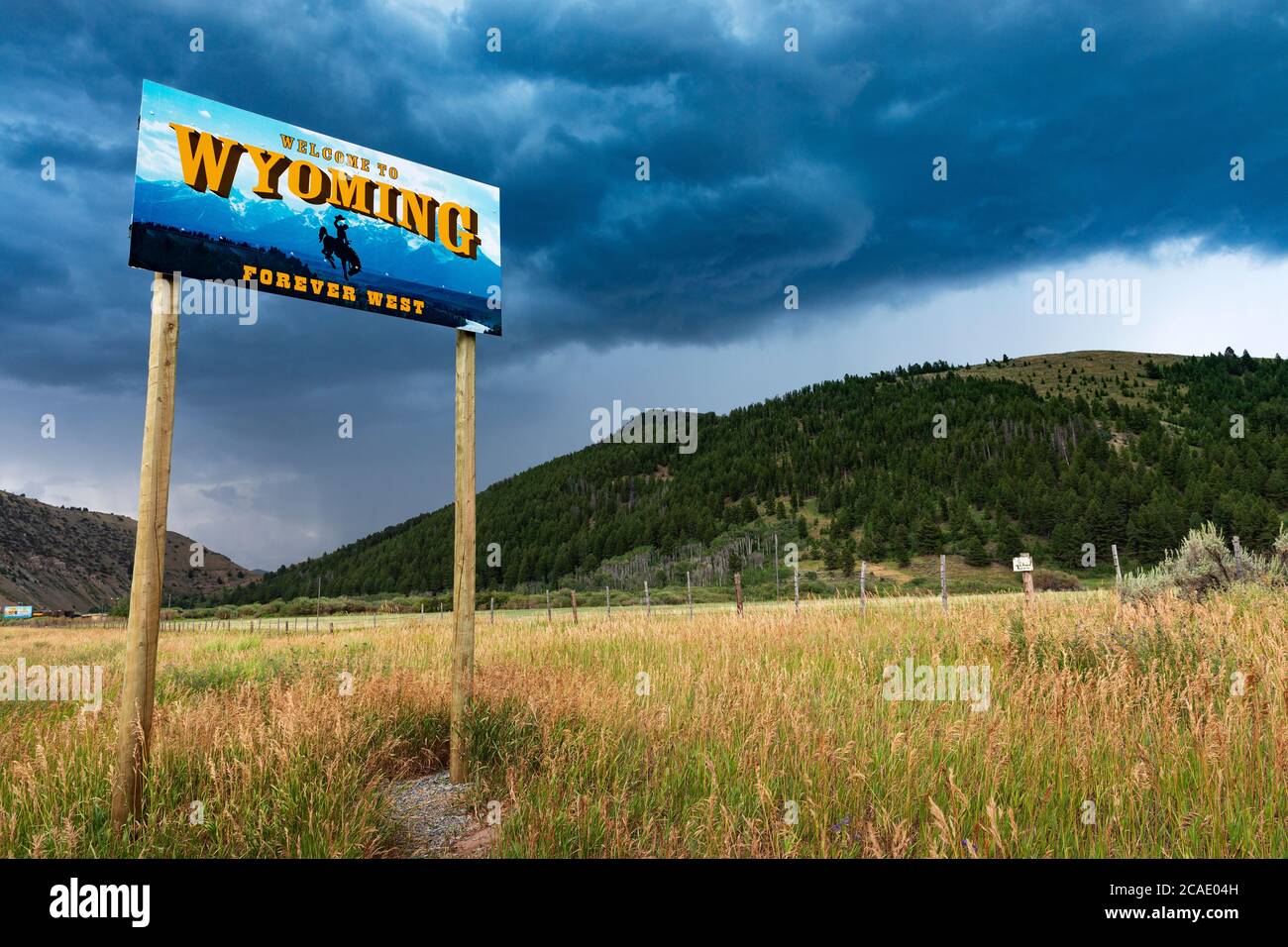 Welcome sign montana hi-res stock photography and images - Alamy