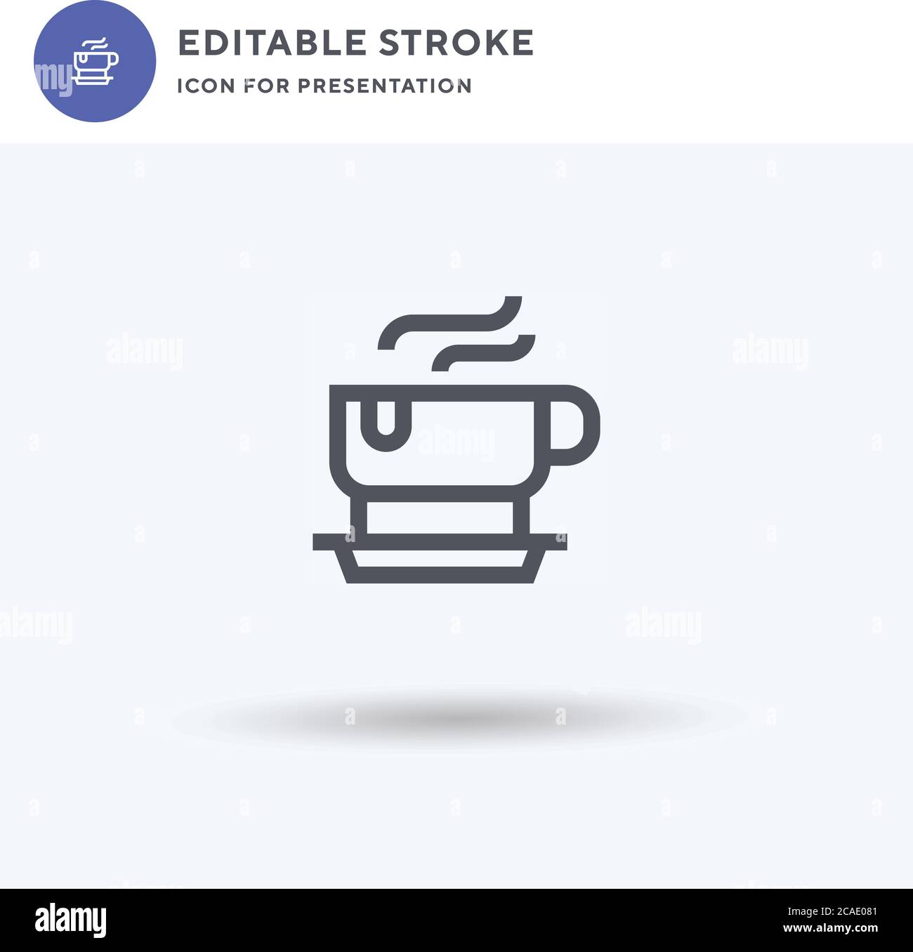 Hot Chocolate icon vector, filled flat sign, solid pictogram isolated ...