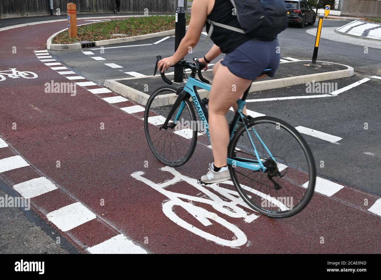 Cambridge, UK - 6 August 2020 UK's first Dutch-style roundabout in ...