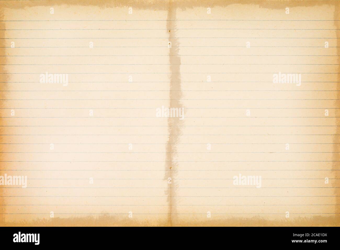 Grunge old page from notebook background Stock Photo - Alamy