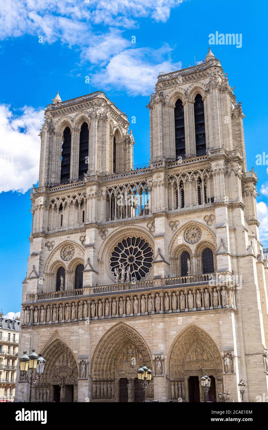 Notre Dame de Paris cathedral is the one of the most famous symbols of ...
