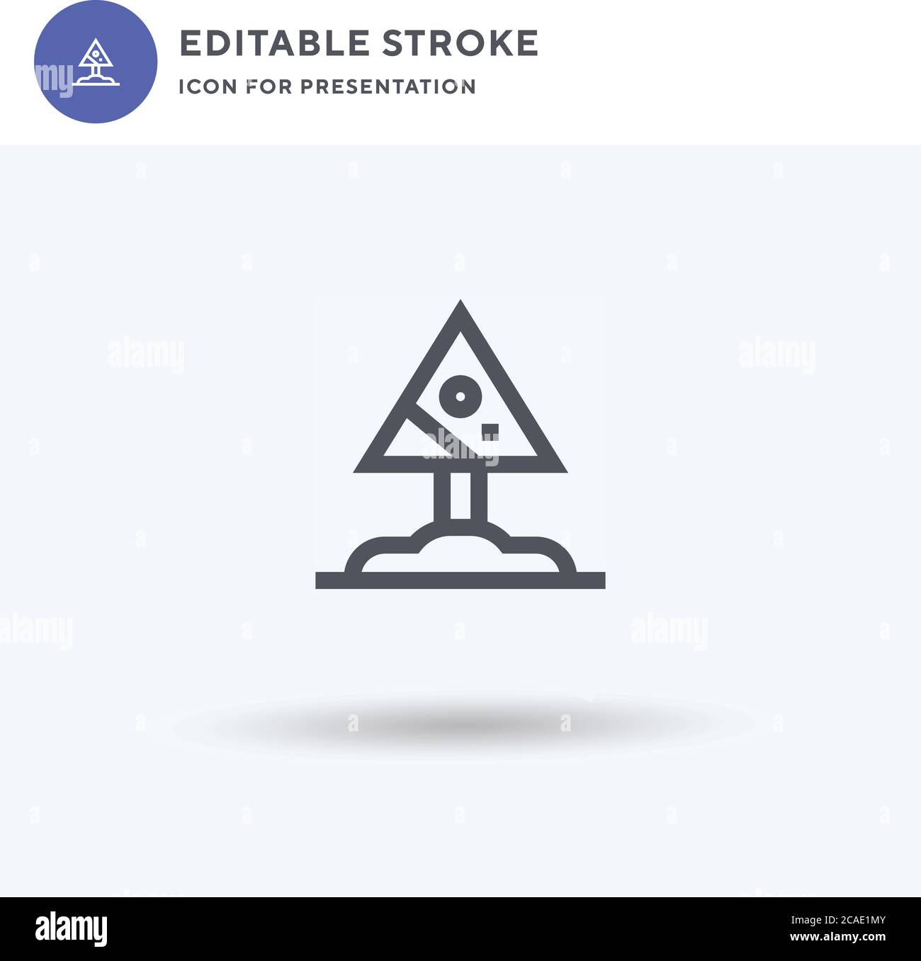 Avalanche icon vector, filled flat sign, solid pictogram isolated on ...