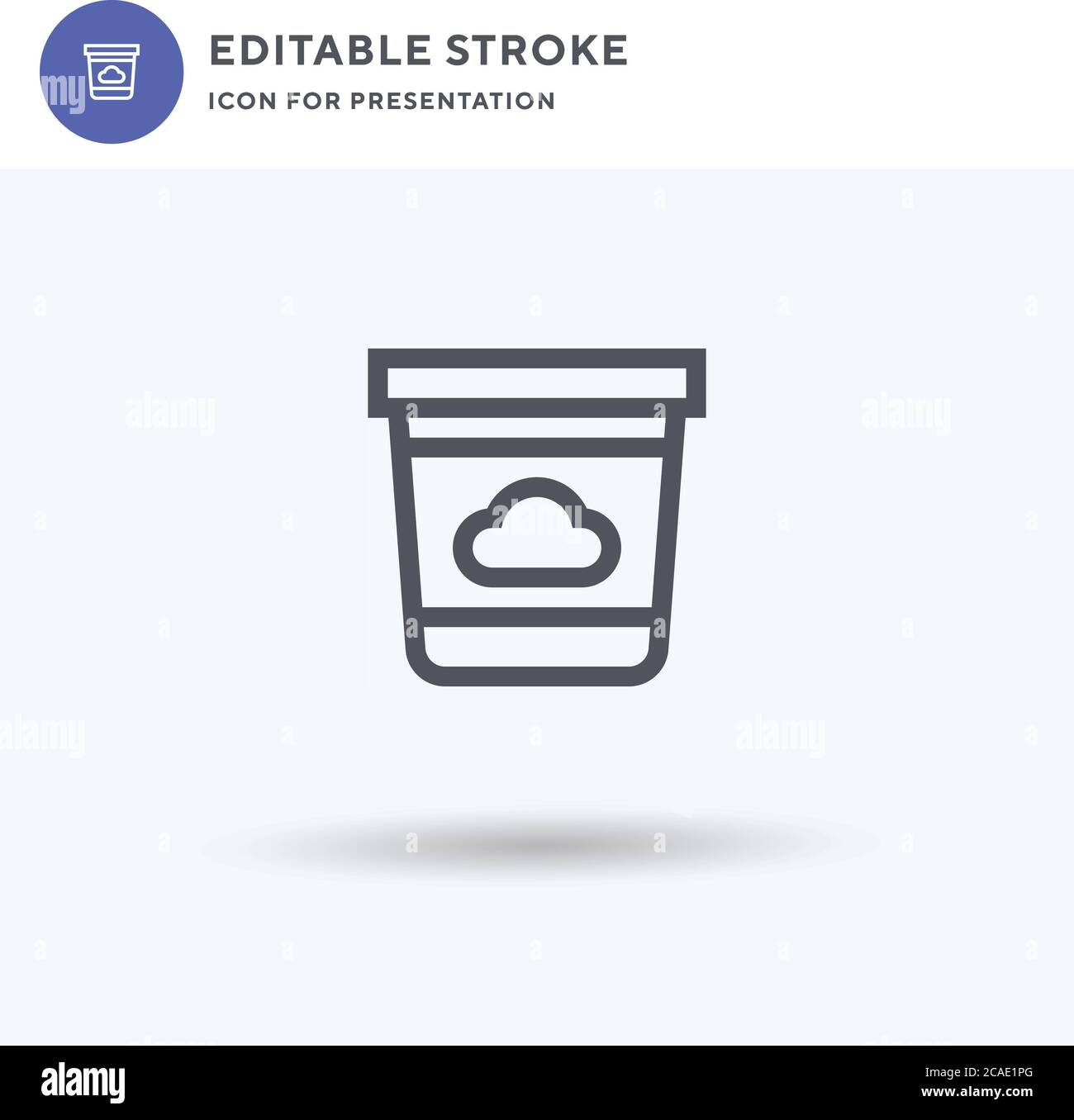 Dough icon vector, filled flat sign, solid pictogram isolated on white ...