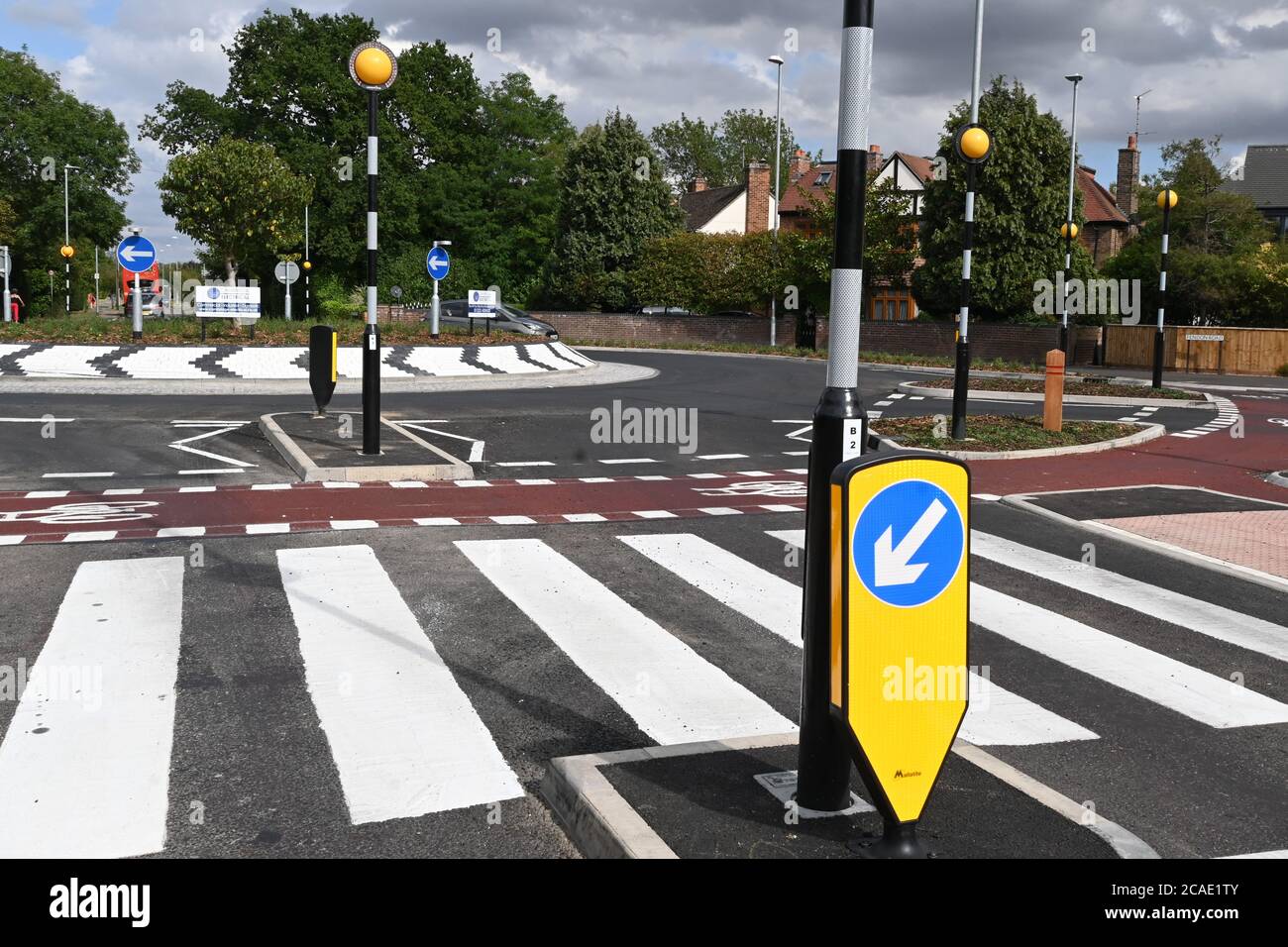 Cambridge, UK - 6 August 2020 UK's first Dutch-style roundabout in ...
