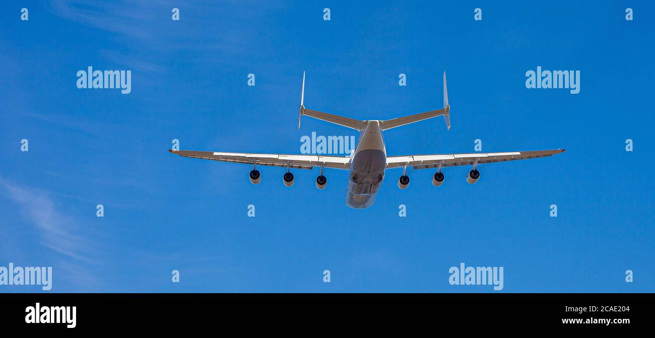 Kyiv, Ukraine - May,10, 2020: The plane Antonov 225 AN-225 Mriya, the ...